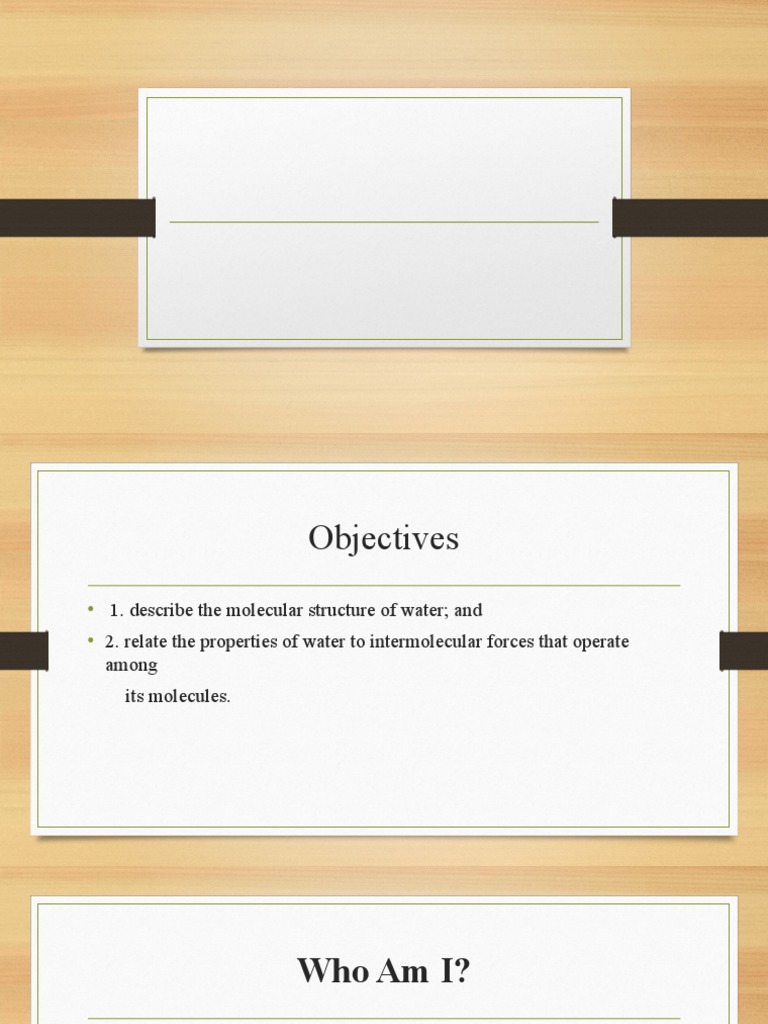 Properties of Water | PDF | Water | Liquids