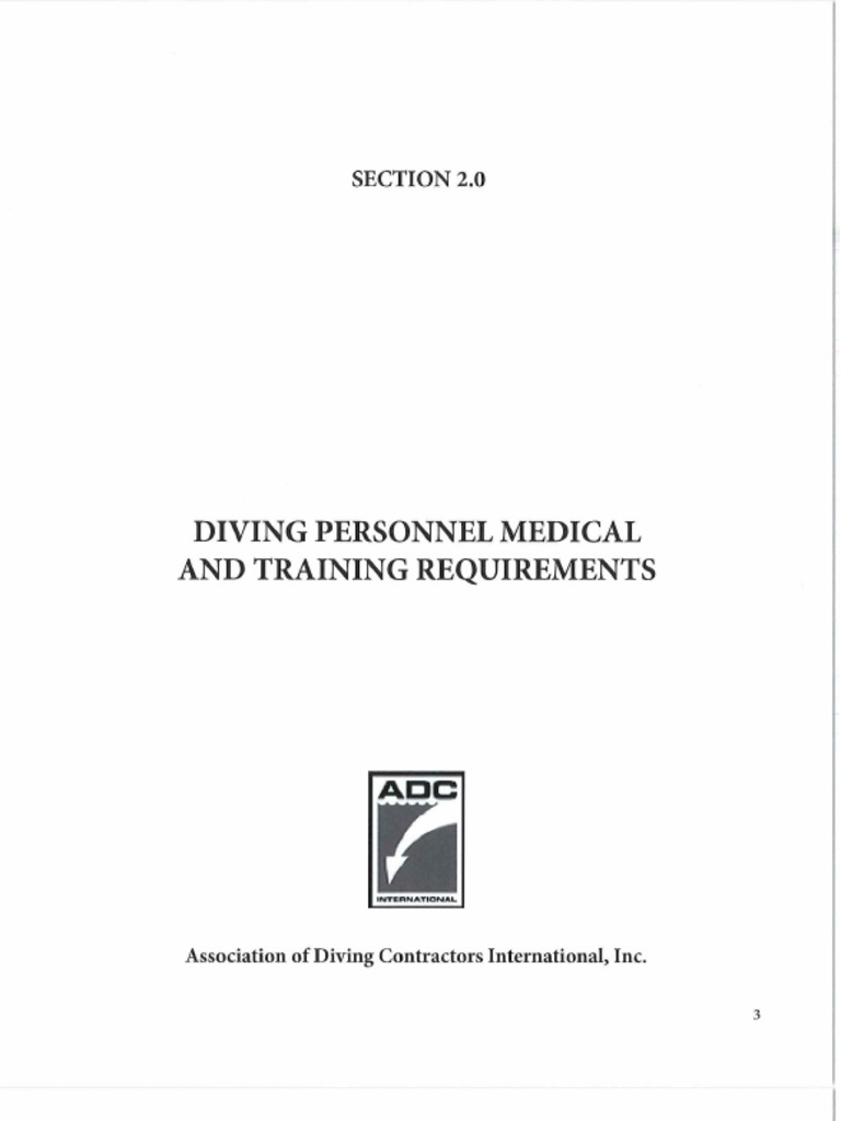 Adci Physical & Medical Requirements 2 - 0 | PDF
