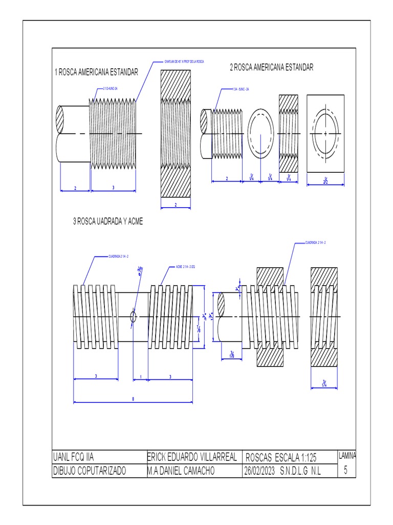 SESION2-LAMINA5 Tuercas | PDF