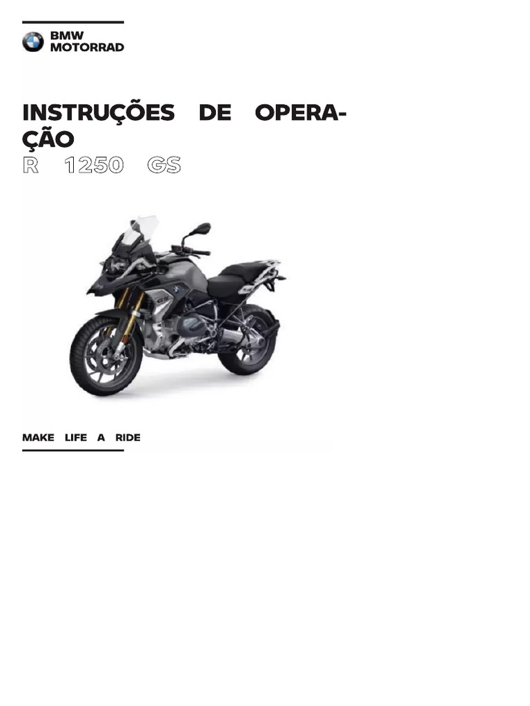 Manual Usuário BMW R1200GS A 2020 | PDF