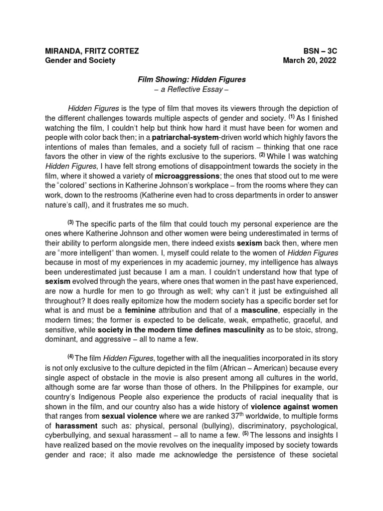 Overcoming Gender and Racial Inequality: Lessons Learned from the Film ...