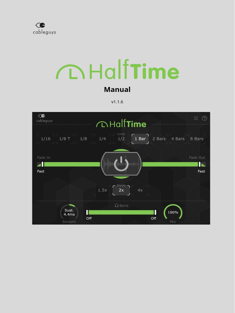 Cableguys HalfTime Manual | Download Free PDF | Computing | Software