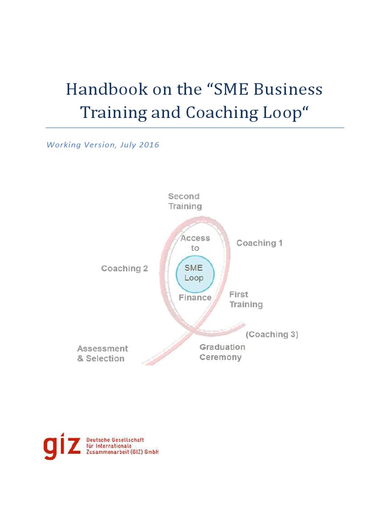 Handbook On The SME Business Training and Coaching Loop. Working ...