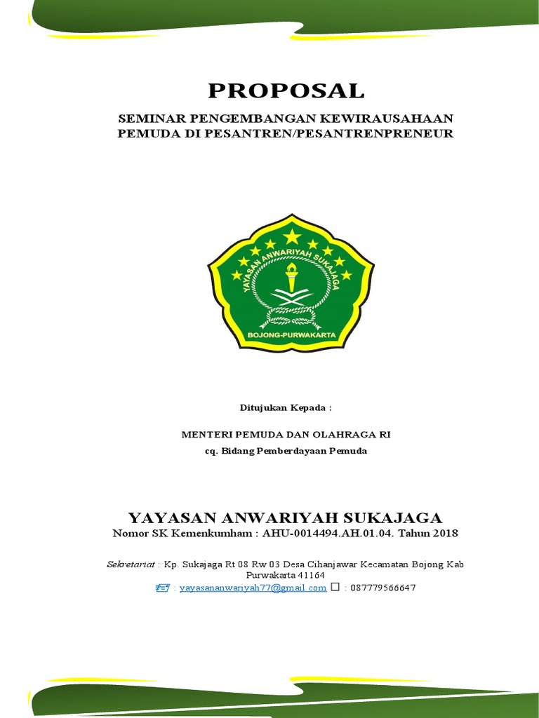 Proposal Seminar Yansu Ok | PDF