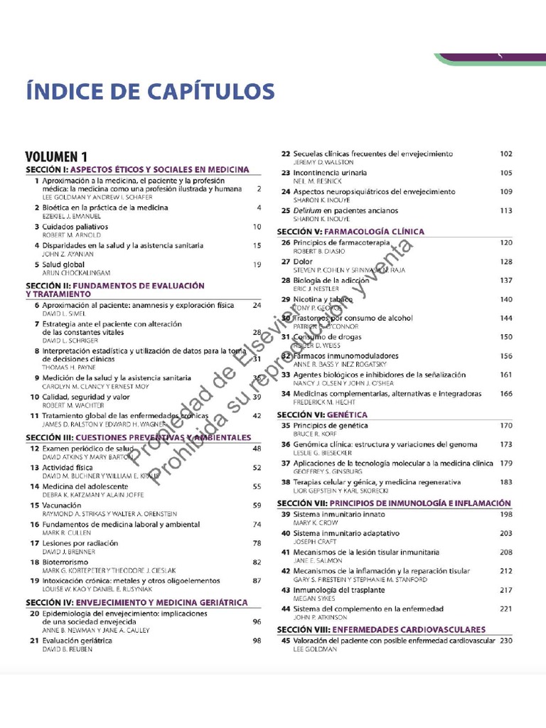 Indice de Libro Cecil | PDF