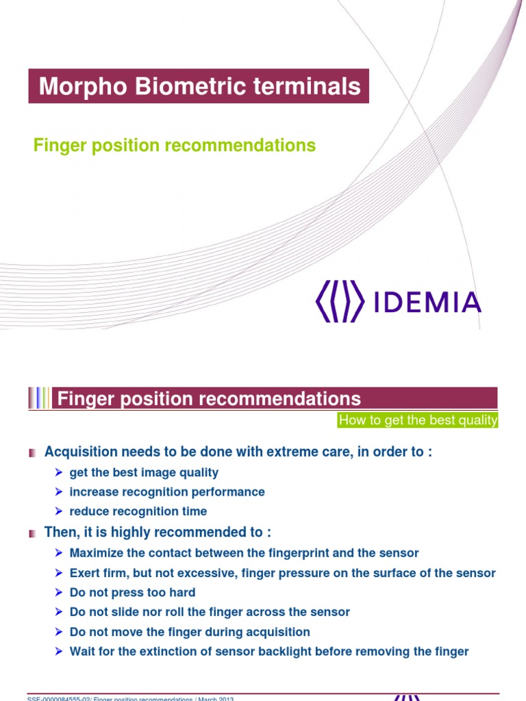 Finger Position Recommendations | PDF | Fingerprint | Finger