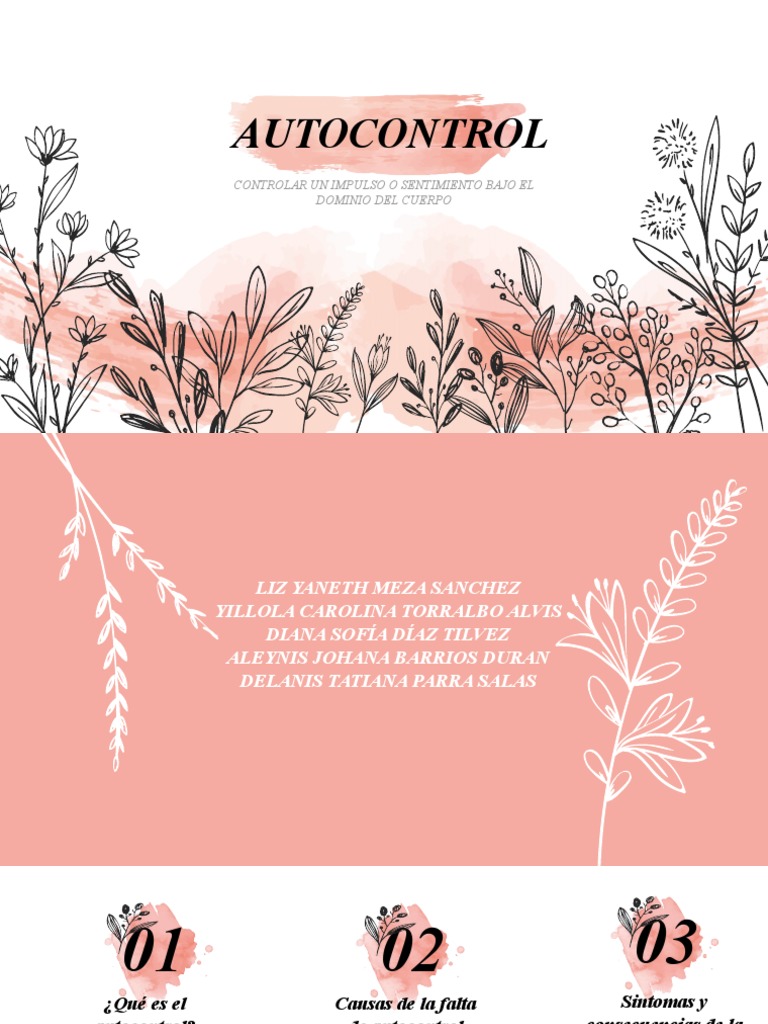 Autocontrol | PDF | Las emociones | Estrés (biología)