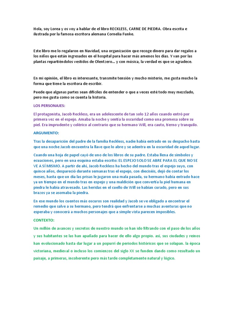 booktuber presentacion.docx | PDF