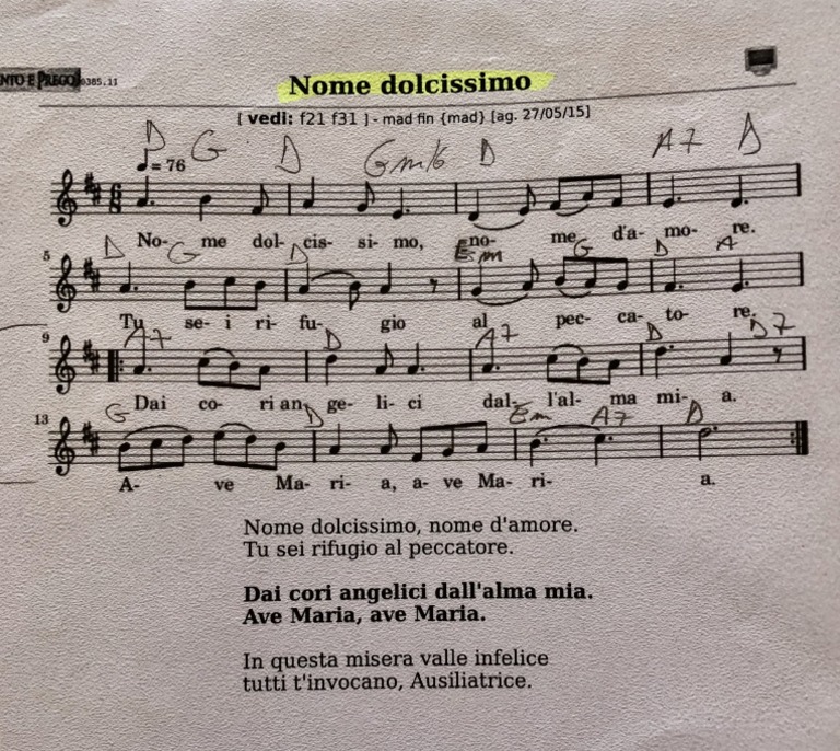 Nome Dolcissimo PDF | PDF