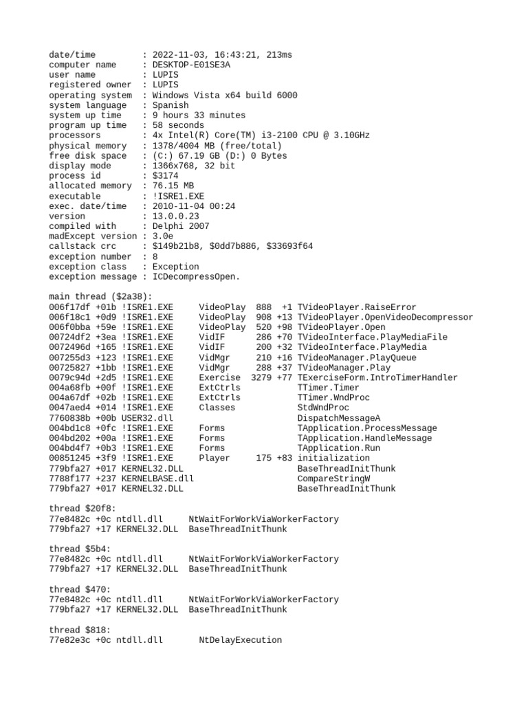 Bugreport | Download Free PDF | Computing | Computer Architecture