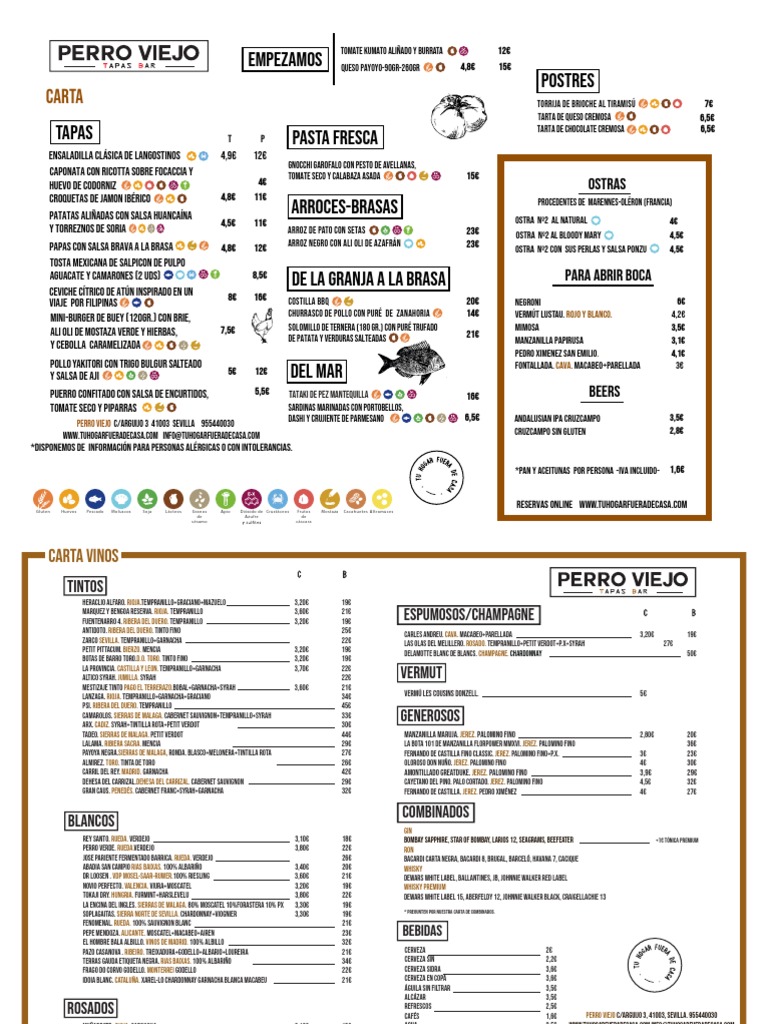 Carta-PERRO-VIEJO | PDF | Vino | Uva