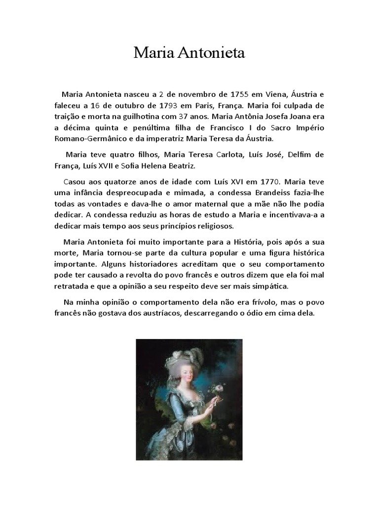 Maria Antonieta | PDF