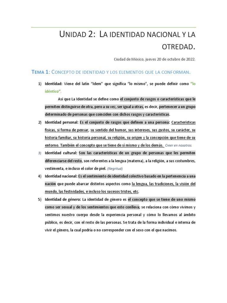 Identidad Nacional y Otredad en México | PDF | Nueva españa | México