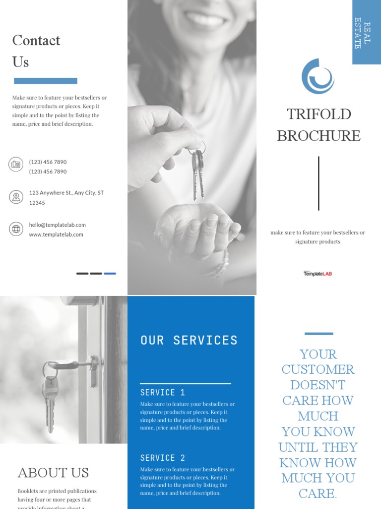 Tri Fold Brochure | PDF | Communication Design | Marketing