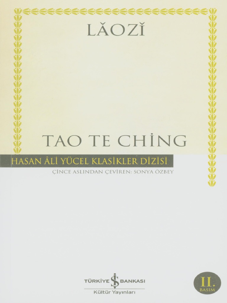 Laozi Tao Te Ching İş Banksı Yayınları | PDF