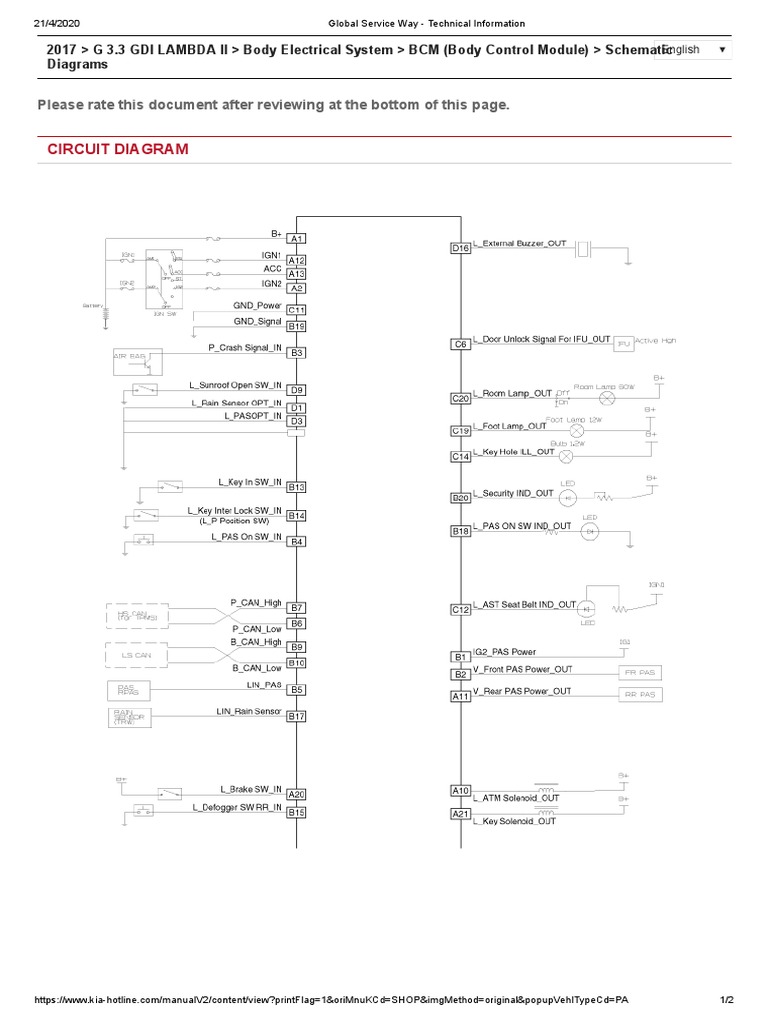 2017 G 3.3 Gdi Lambda II-diagram | PDF