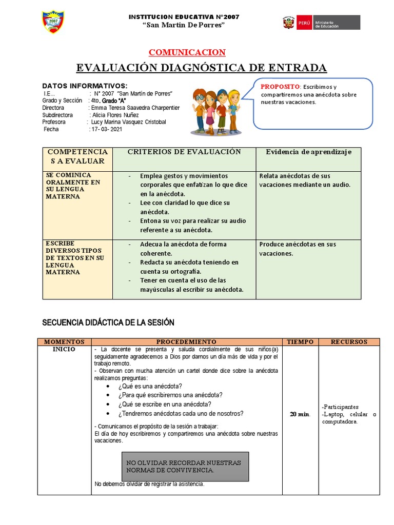 4to A Comunicacion Pdf