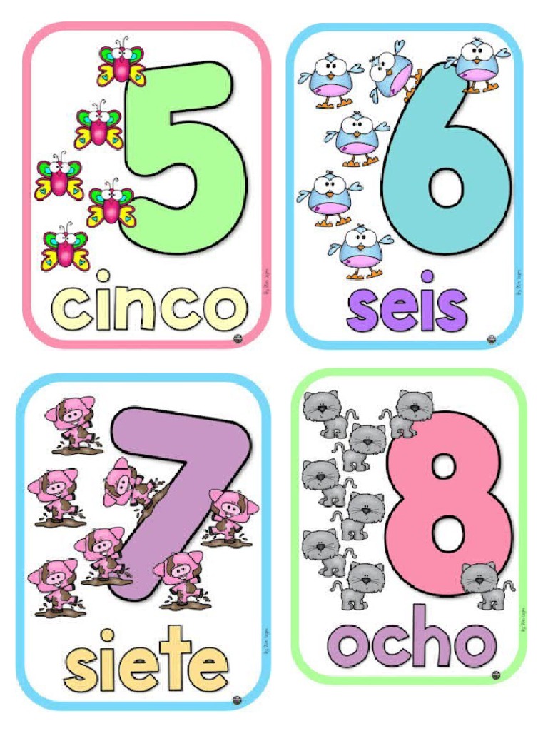 Numeros Con Animalitos | PDF