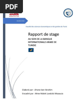 Rapport de Stage à la BIAT | PDF | Guichet automatique bancaire | Banques