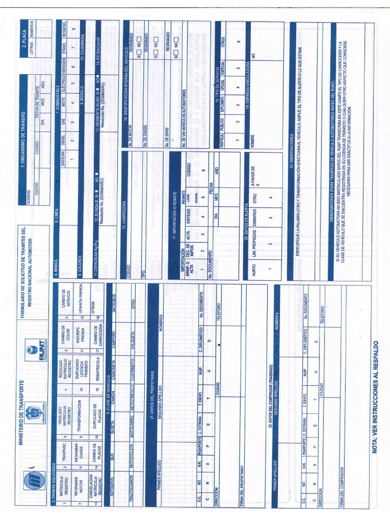 Traspaso Vehiculo | PDF