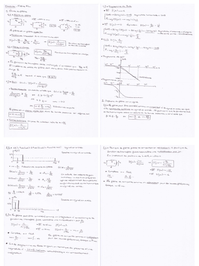 Corrigé TD E 05 PDF | PDF