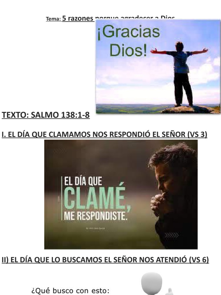 5 Razones para Dar Gracias | PDF