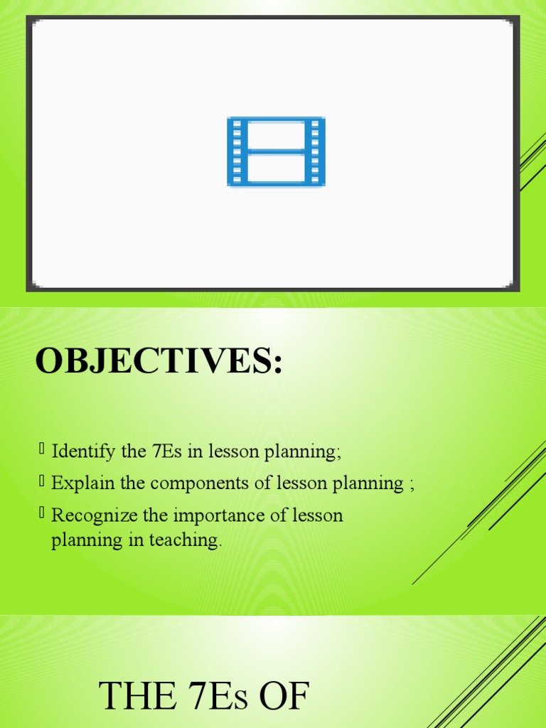 The 7es OF LESSON PLANNING | PDF | Thought | Neuroscience