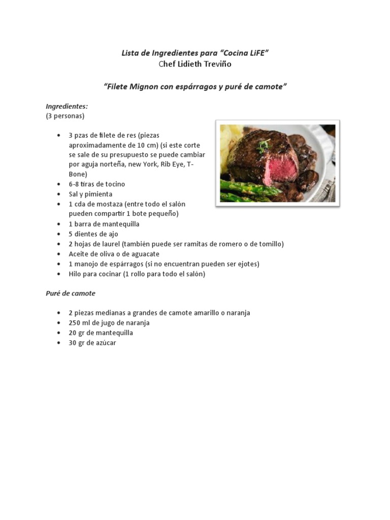 Filete Mignon PDF | PDF