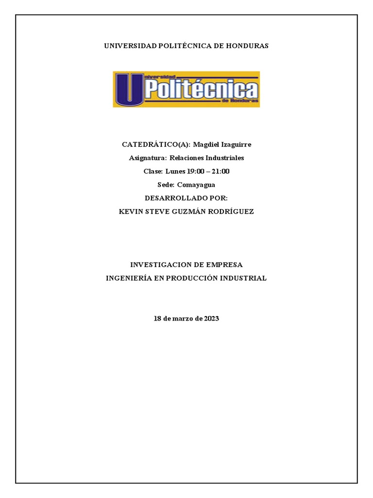 Investigacion UPH | PDF | Calidad (comercial) | Creación de capacidad