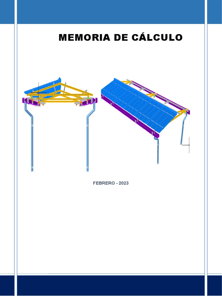 Memoria de Calculo Techo | Descargar gratis PDF | Pandeo | Acero Memoria de Calculo Techo | Descargar gratis PDF | Pandeo | Acero