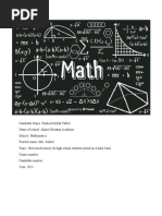 Math SBA Sample - 2018 | PDF | Area