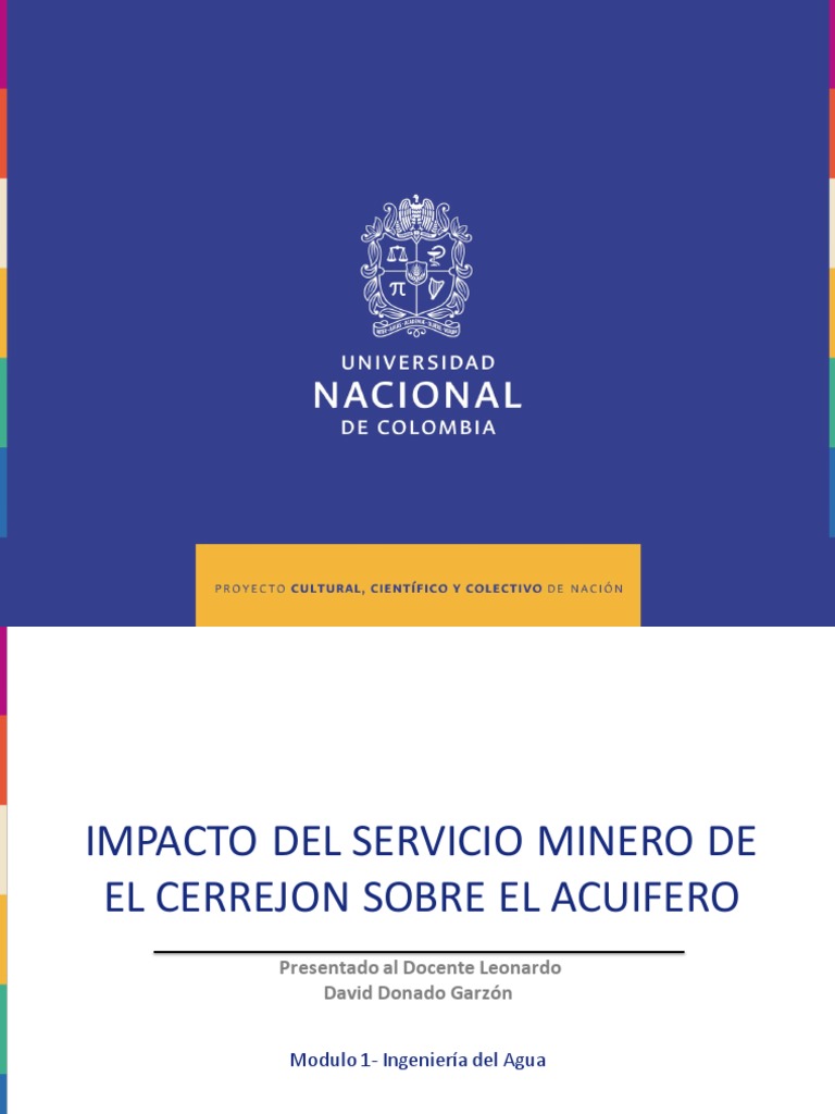 Presentación Impacto El Cerrejón | PDF | Ciencias de la Tierra ...