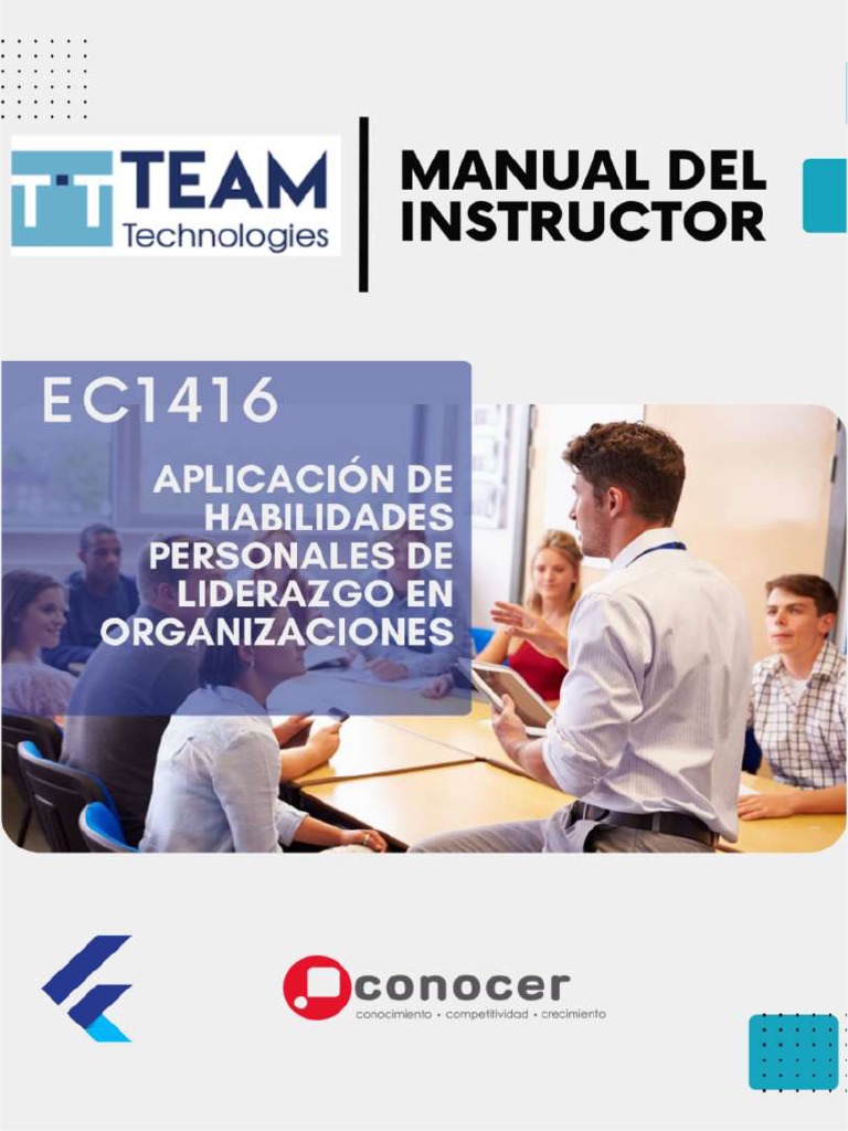 MANUAL DEL INSTRUCTOR.pdf | PDF | Liderazgo | Inteligencia emocional