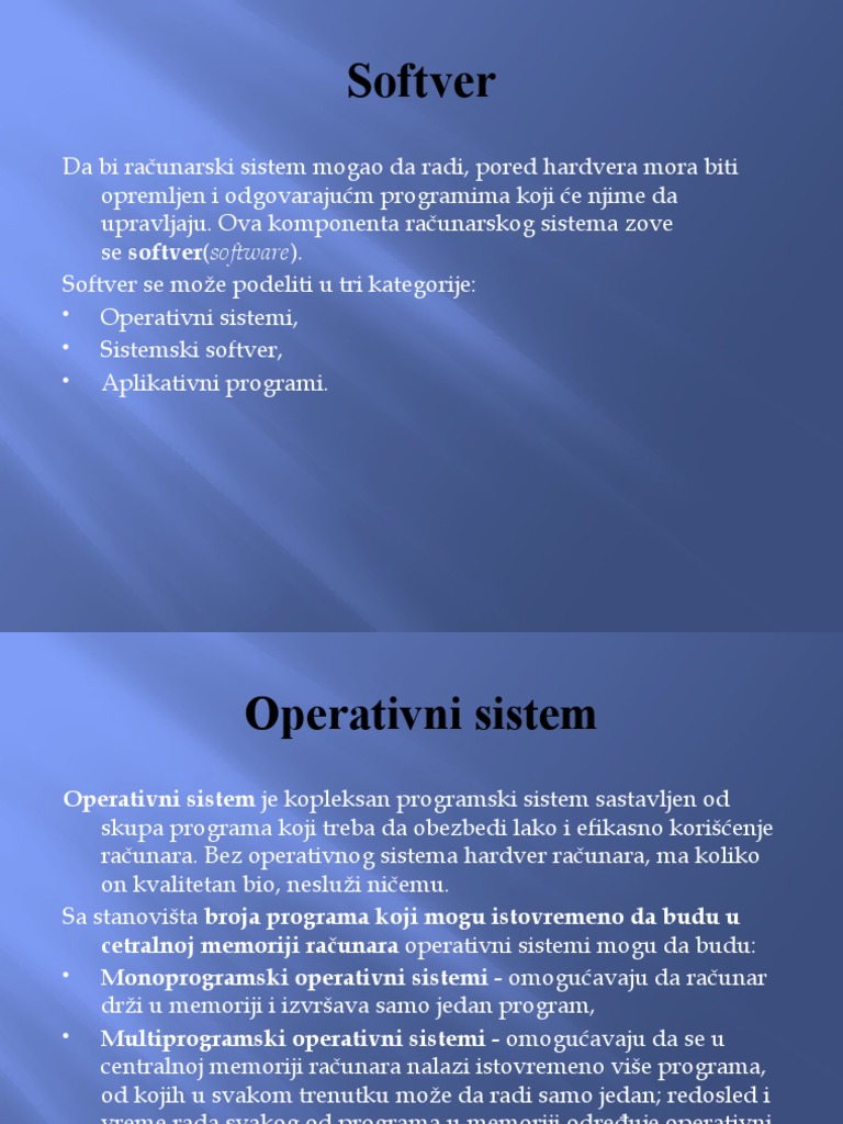 Softver | PDF