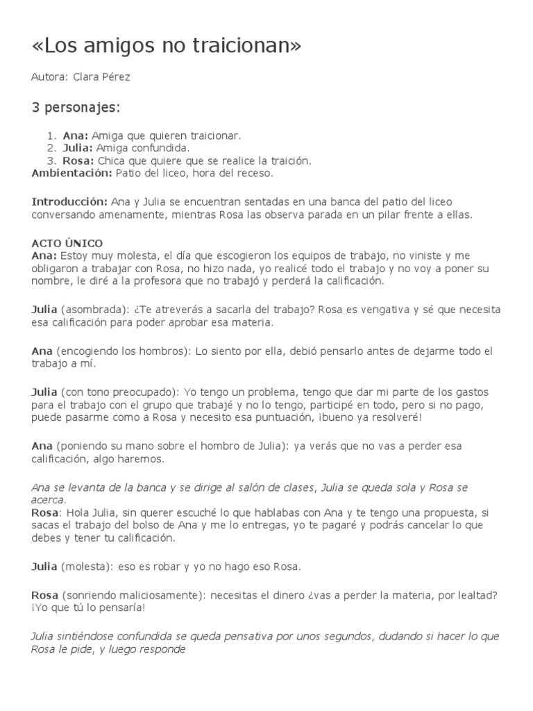 Los Amigos No Traicionan Pdf Pinturas