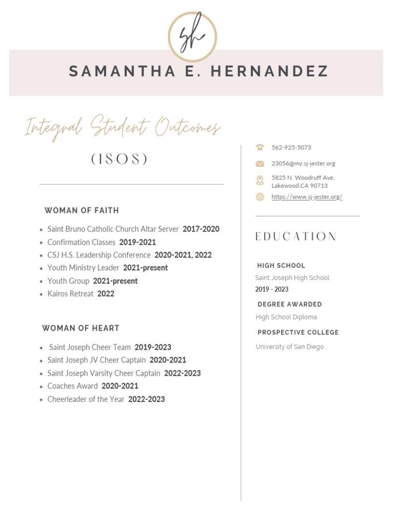 Minimalist Clean Signature CV Resume | PDF