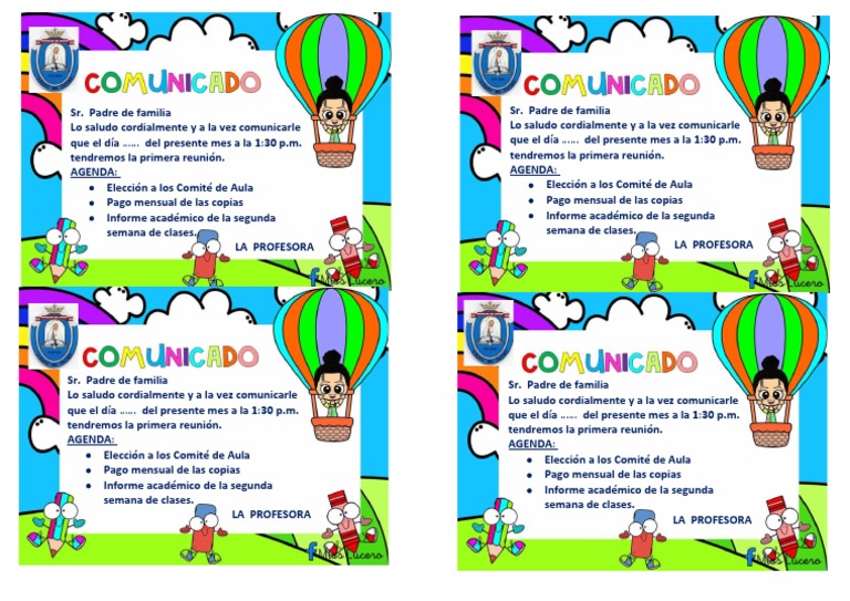 Comunicado Reunión | PDF