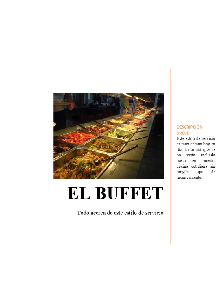 Trabajo de Buffet | PDF | Calidad (comercial) | ensalada