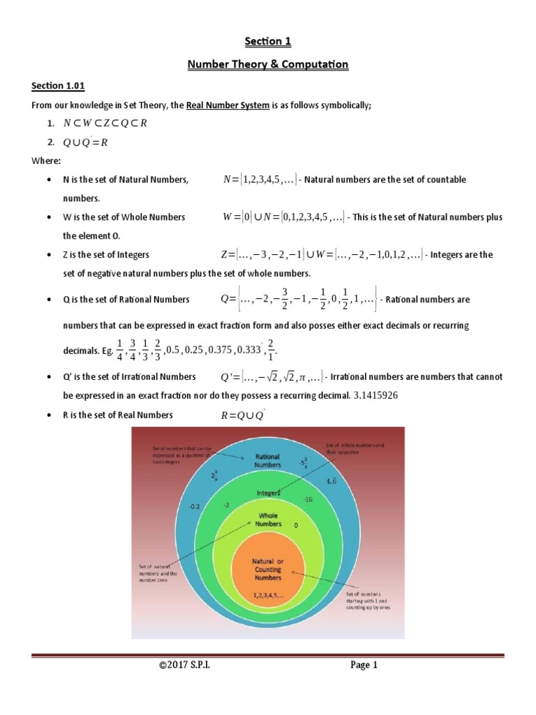 Number Theory & Computation | PDF | Significant Figures | Numbers