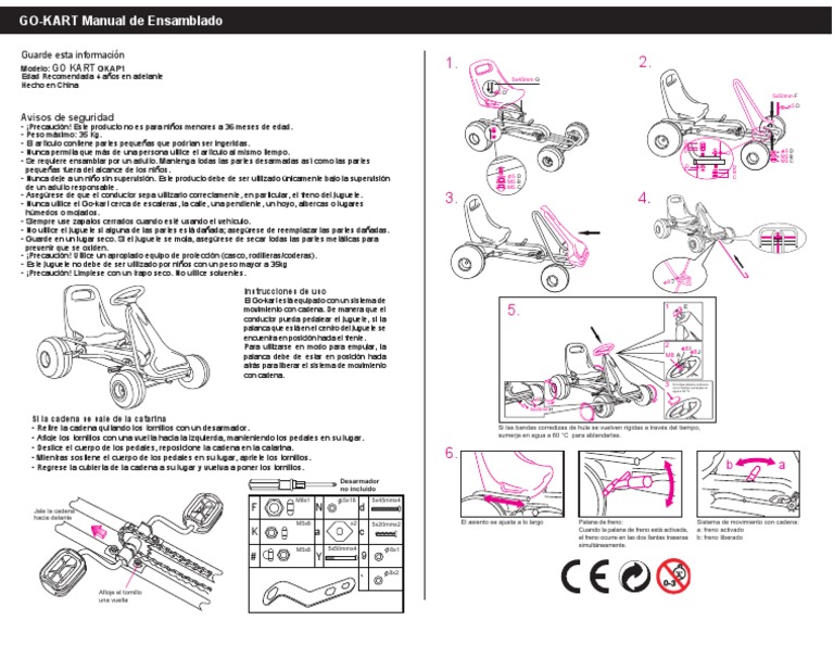 Manual de Ensamblado Go-Kart | PDF | Vehículos | Vehículo de motor