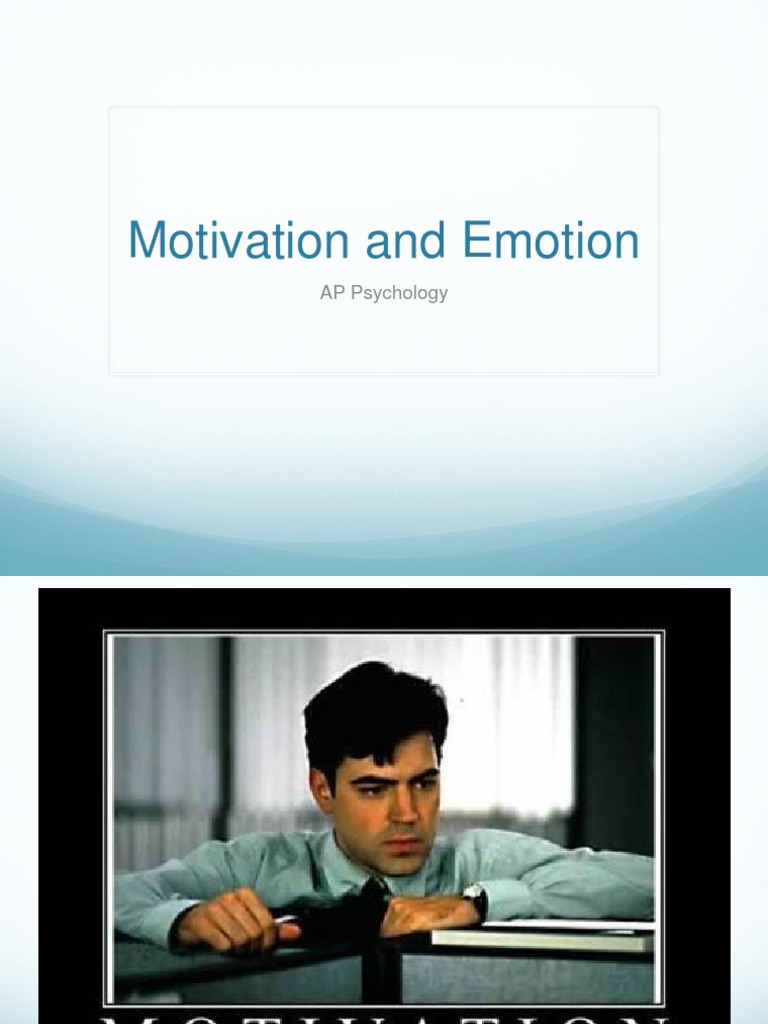 Unit 7 AP Psychology Theories - of - Motivation | PDF | Motivational ...