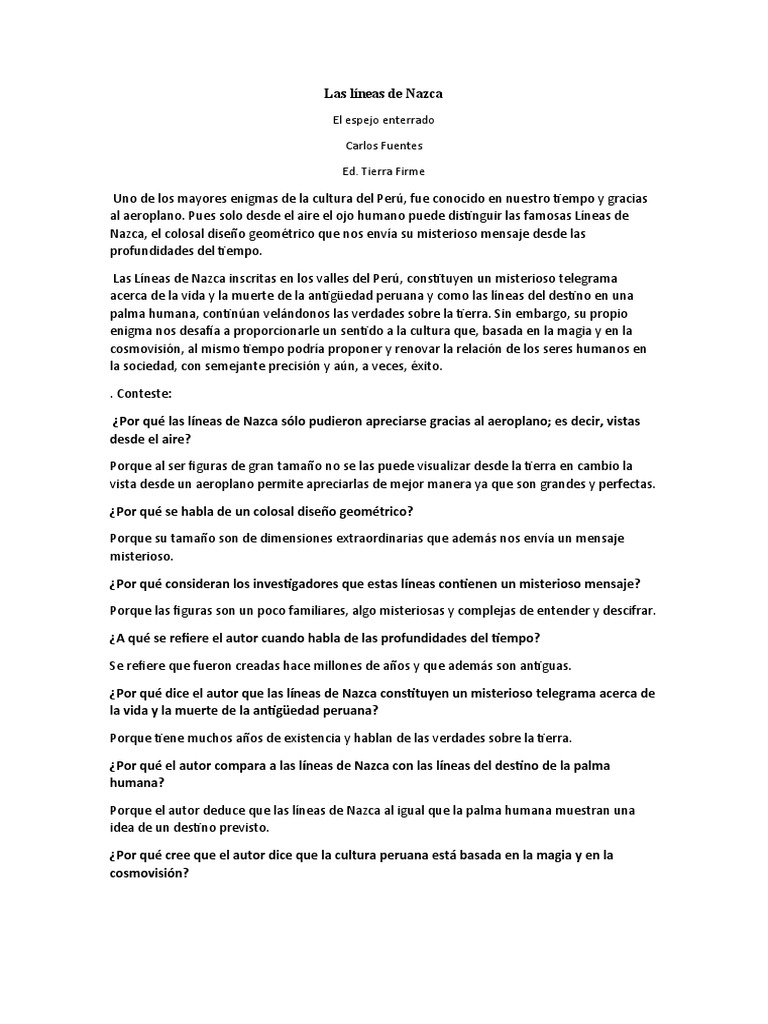 Líneas de Nazca: Misterios desde el aire | PDF