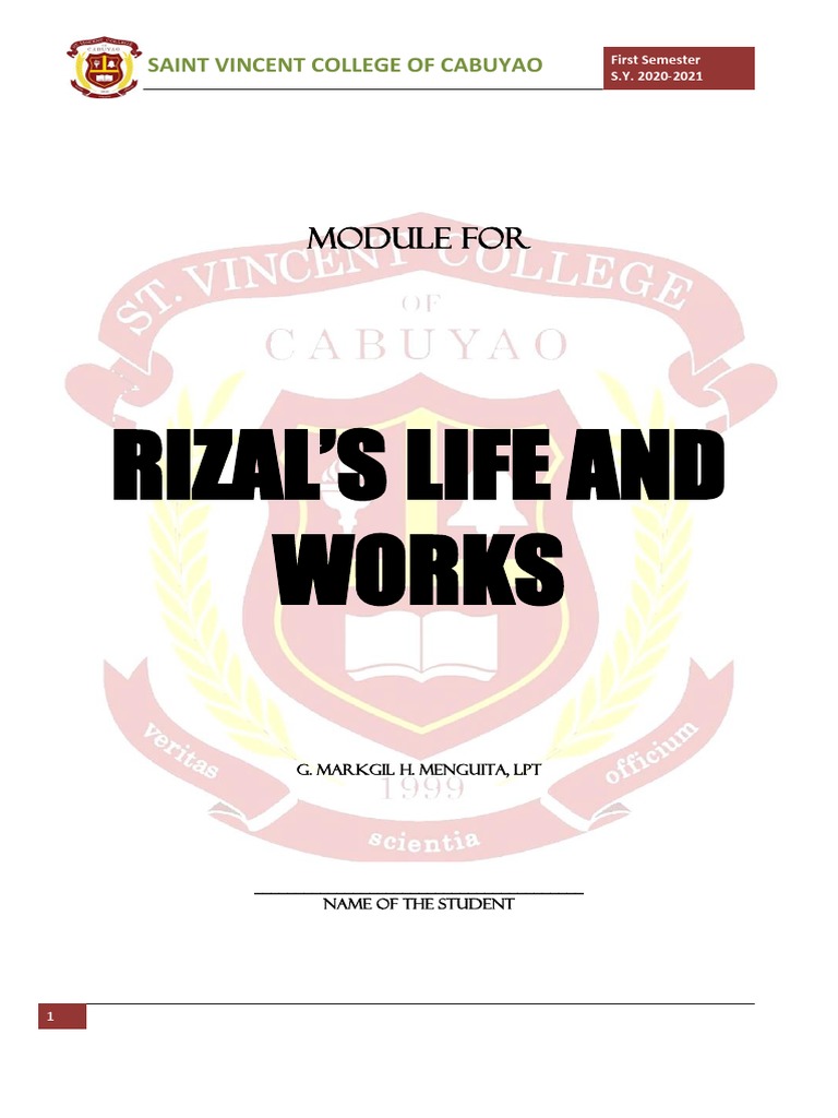 Module-Rizal S Life and Works | PDF