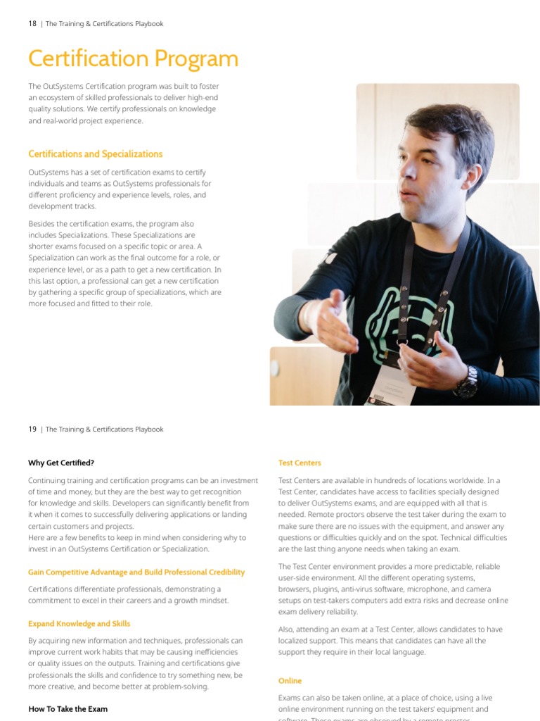 Outsystems Training And Certification Playbook Pdf Podcast World