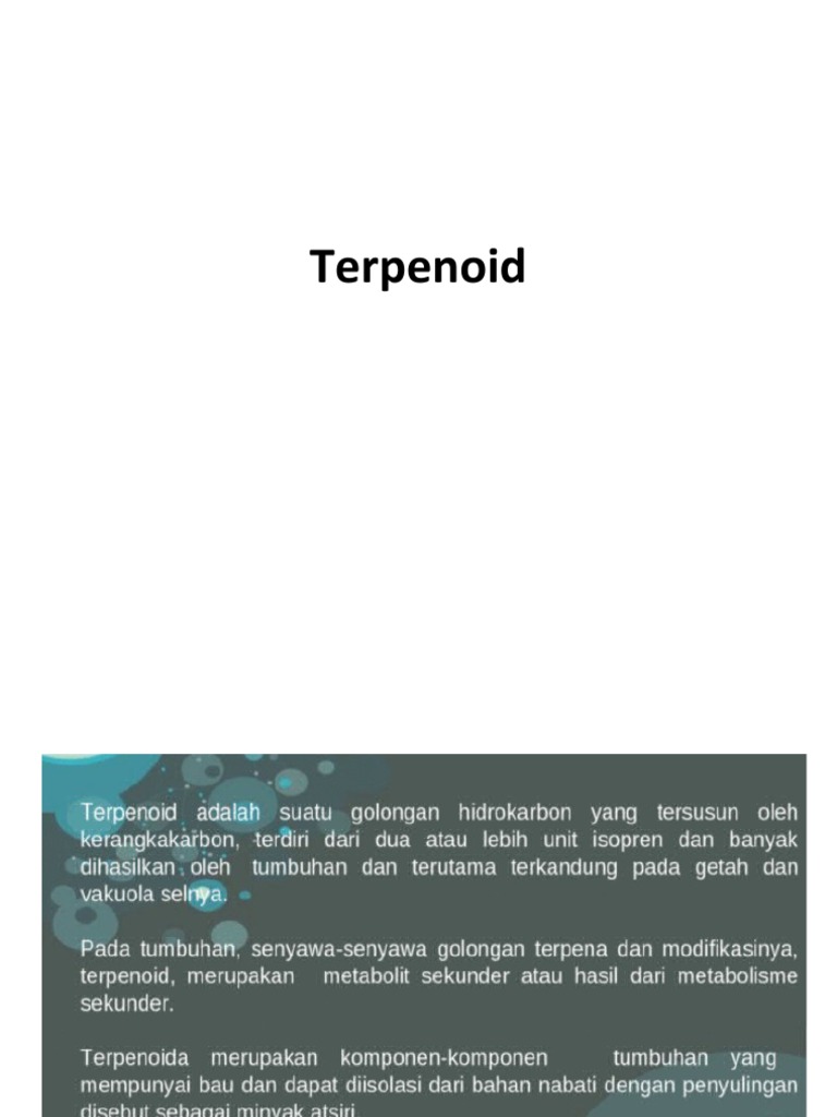 Terpenoid | PDF
