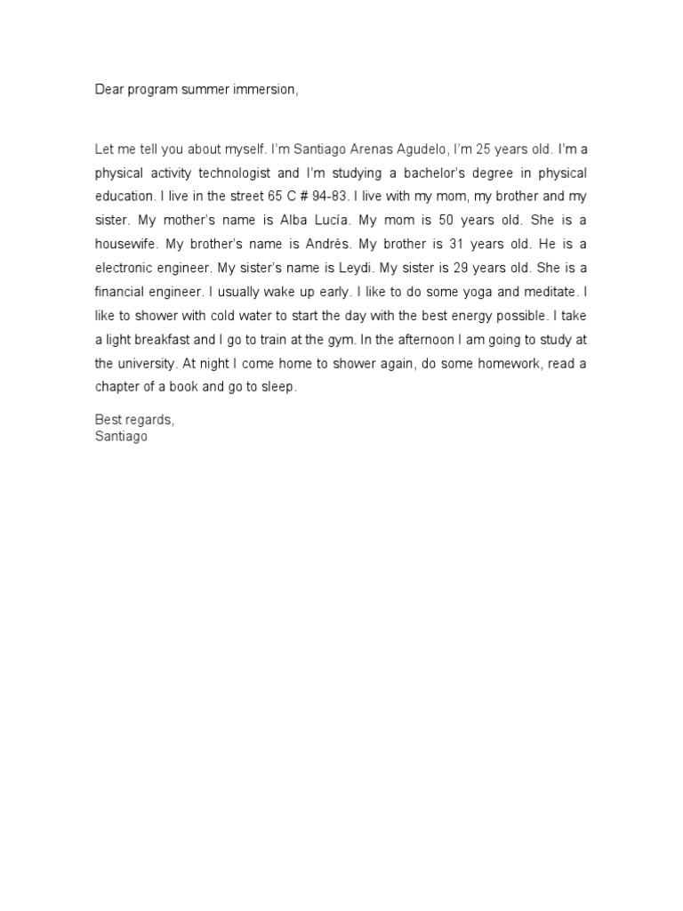 Final Exam - English 1. Writing Production Section | PDF