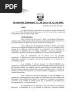RD PARA CONFORMACIÓN DE SAEI | PDF | Invalidez