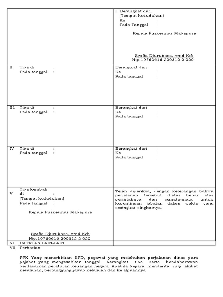 Surat Tugas K Alin | PDF