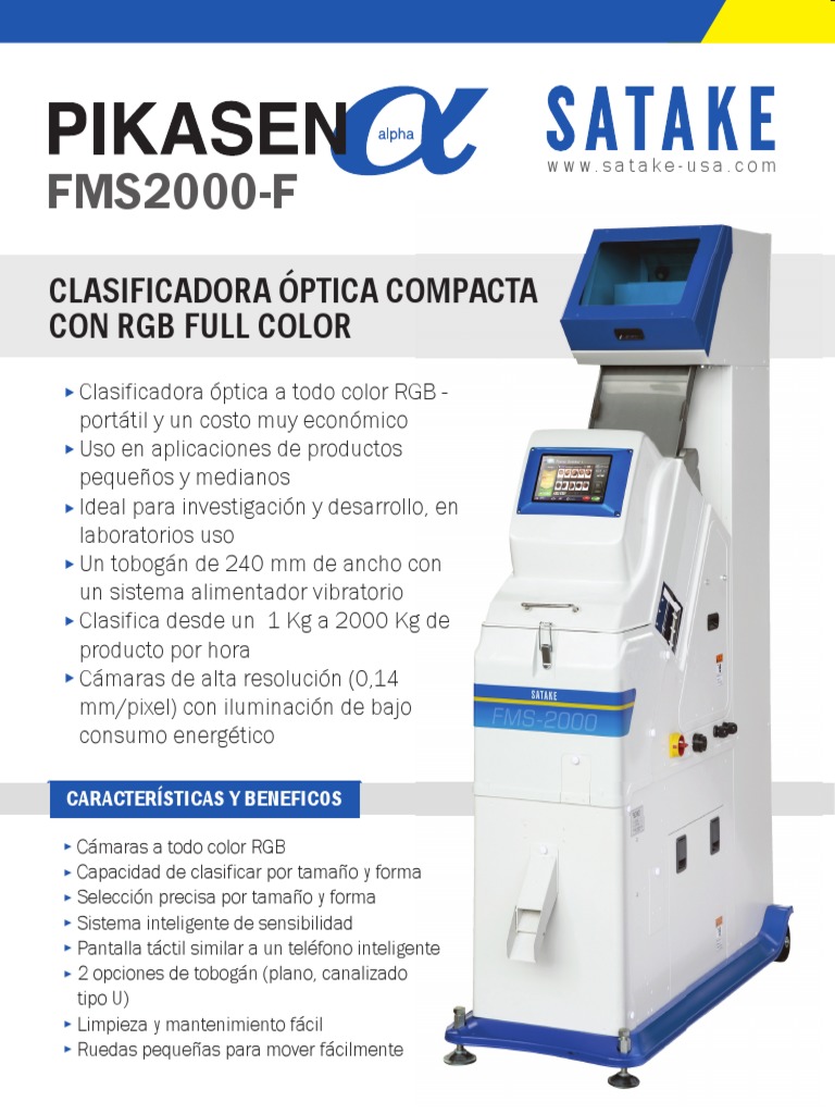 Satake FMS2000 F SPANISH | PDF