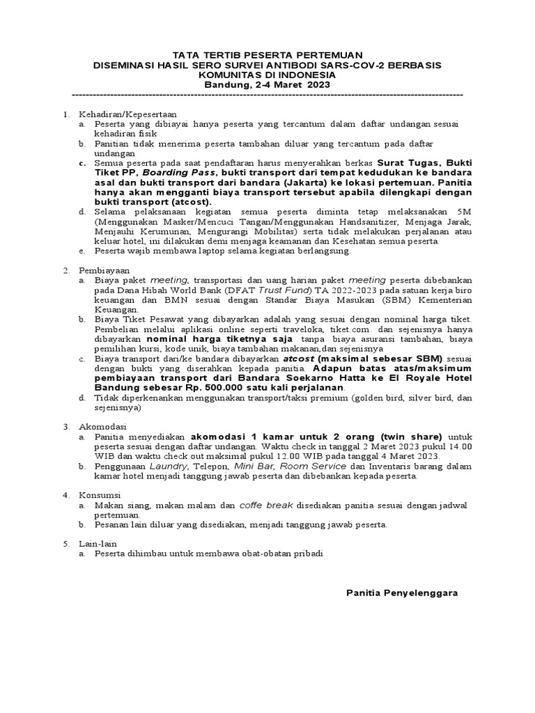 V1 - Tata Tertib Bandung | PDF